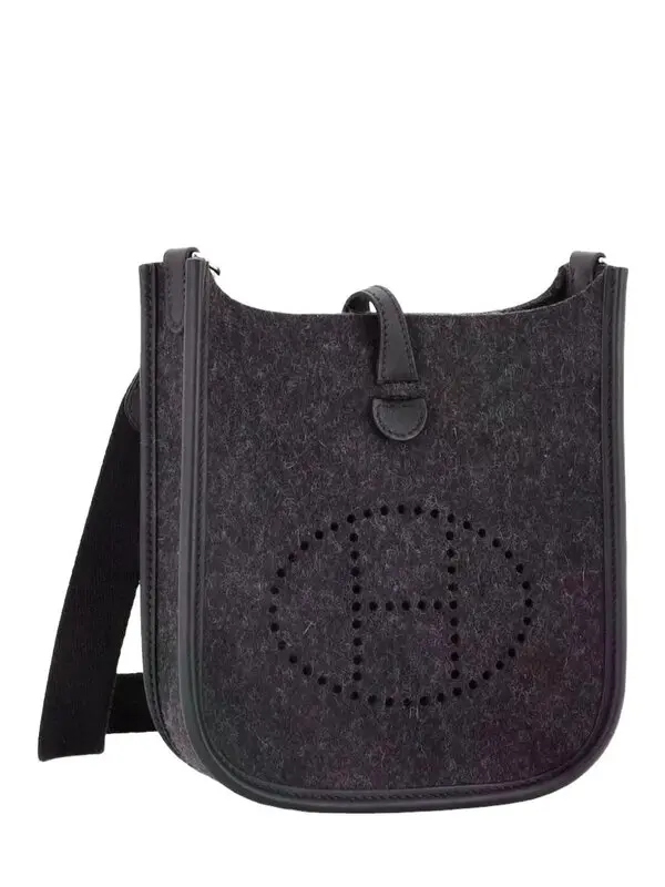 Hermès Evelyn Bag Gen Iii Felt Tpm Crossbody Bag - Black