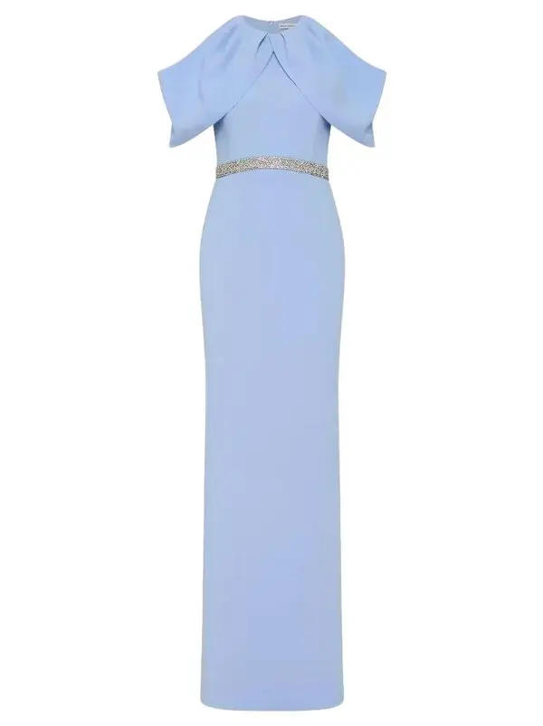Rebecca Vallance Aylin Off-shoulder Gown - Blue