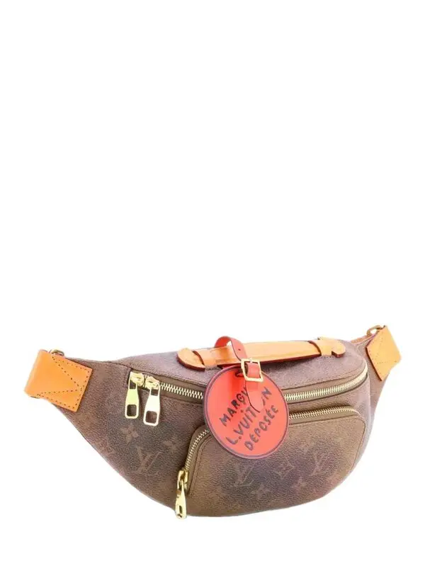 LOUIS VUITTON Rush Bumbag Monogram Dust Leather Belt Bag - Brown