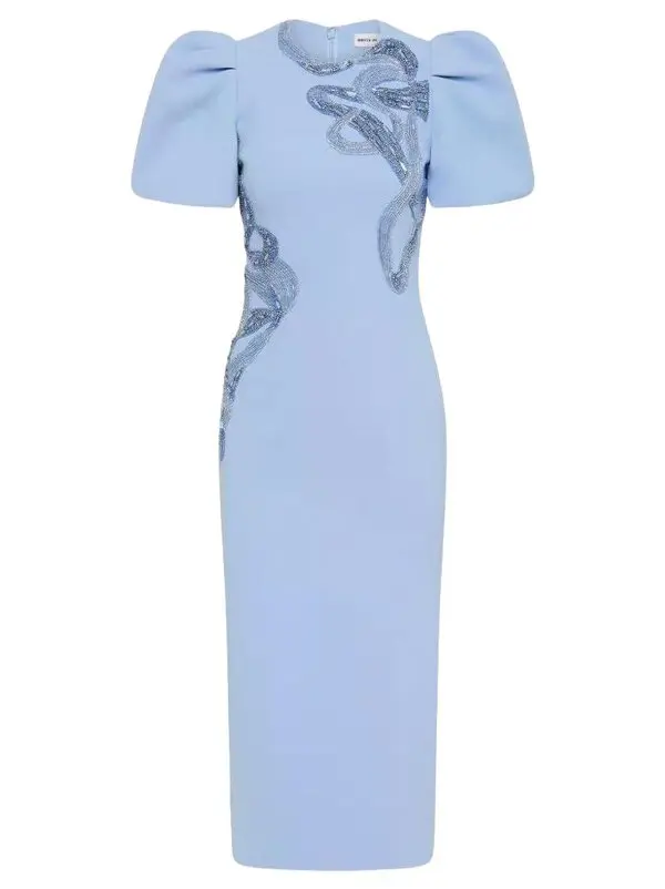 Rebecca Vallance Embellished Midi Dress - Blue