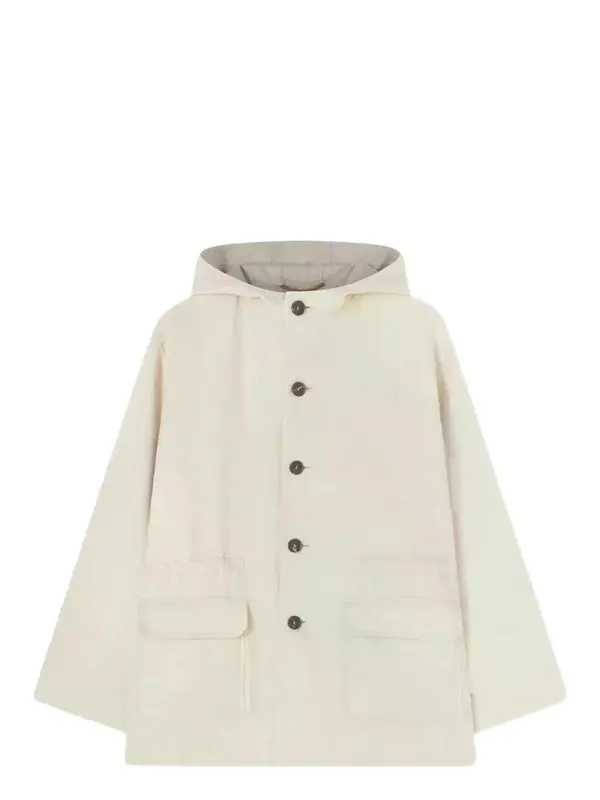 RETORI Retro Hooded Reversible Parka - Neutrals