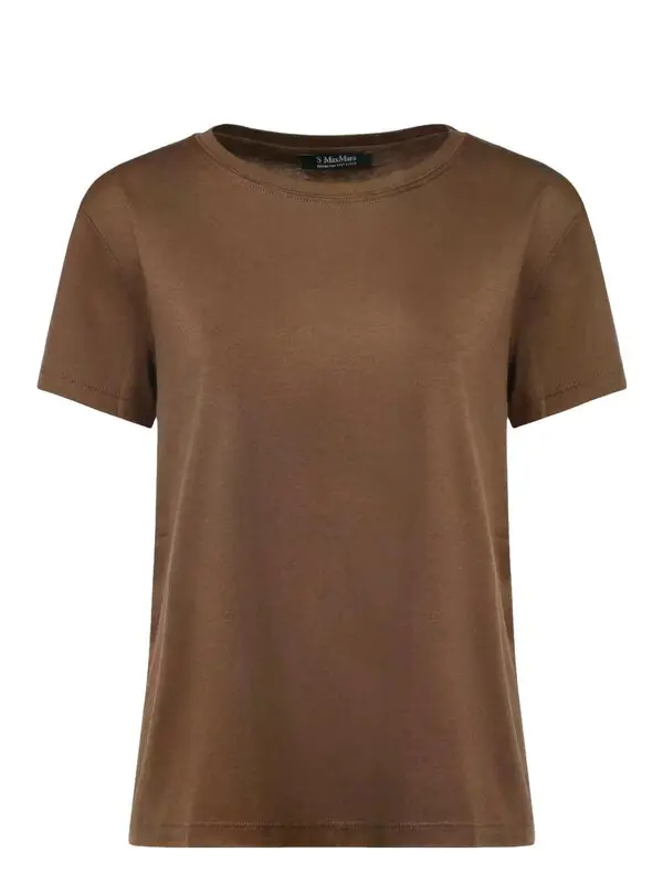 Max Mara Embroidered T-shirt - Brown