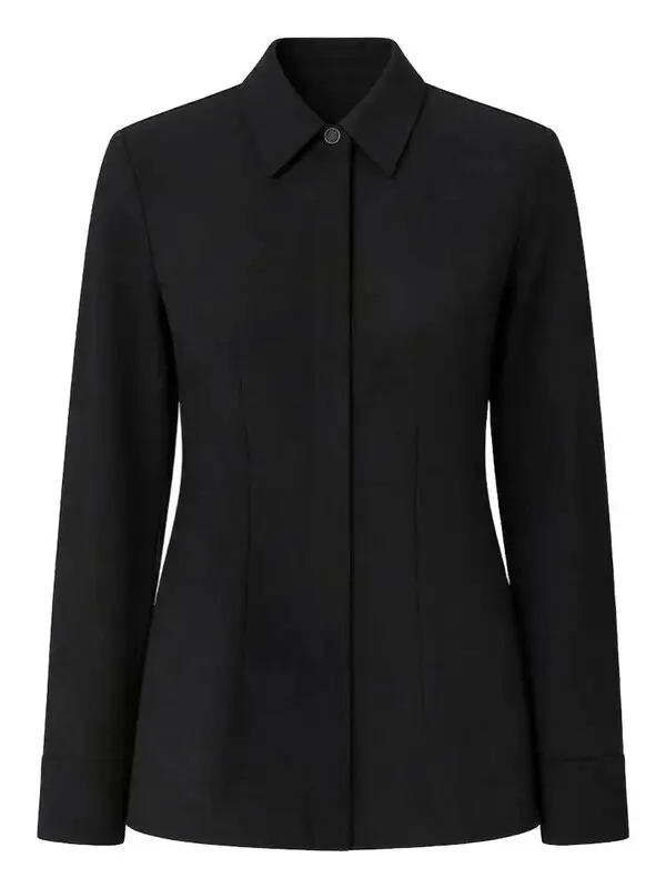 RETORI Retro Buttoned Shirt - Black