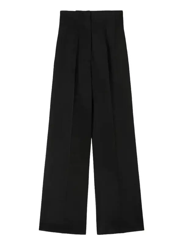 RETORI High-waisted Wide-leg Trousers - Black