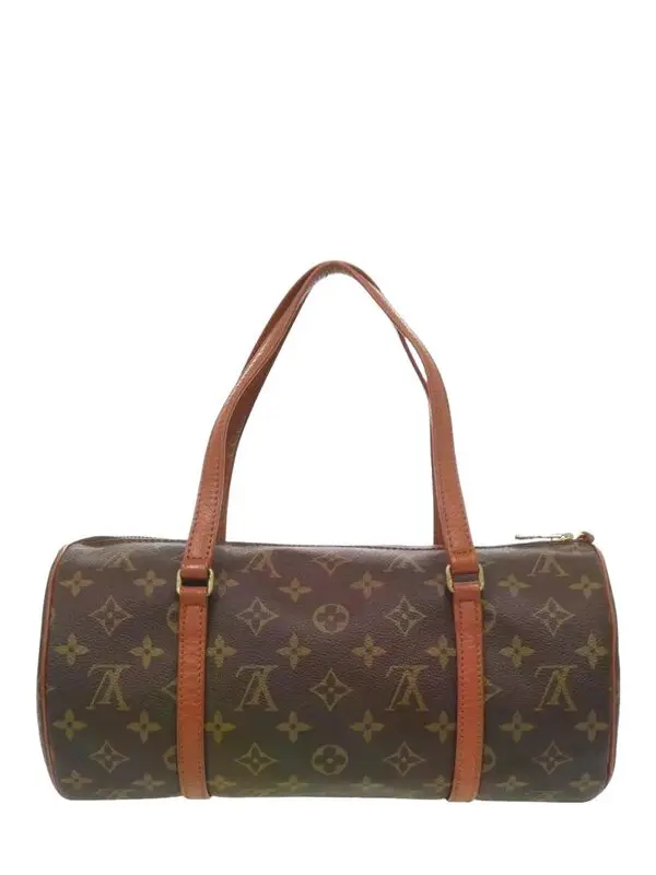 LOUIS VUITTON Monogram Papillon 30 Handbag - Brown