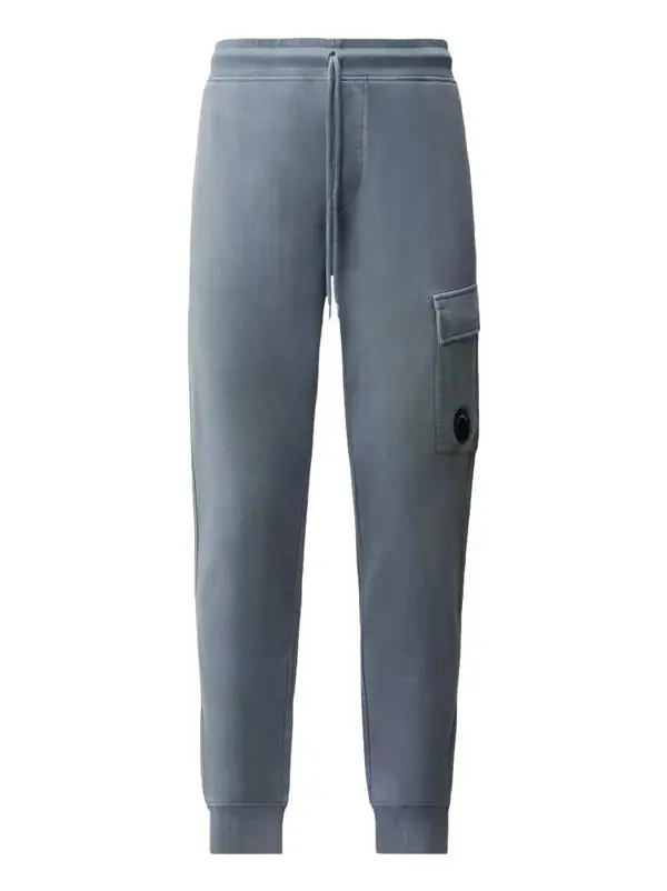 C.P. COMPANY Lens-detail Cargo Track Pants - Blue