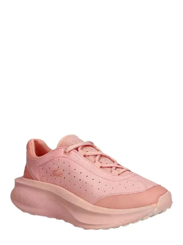 Lacoste Perforated Logo Sneakers - Pink