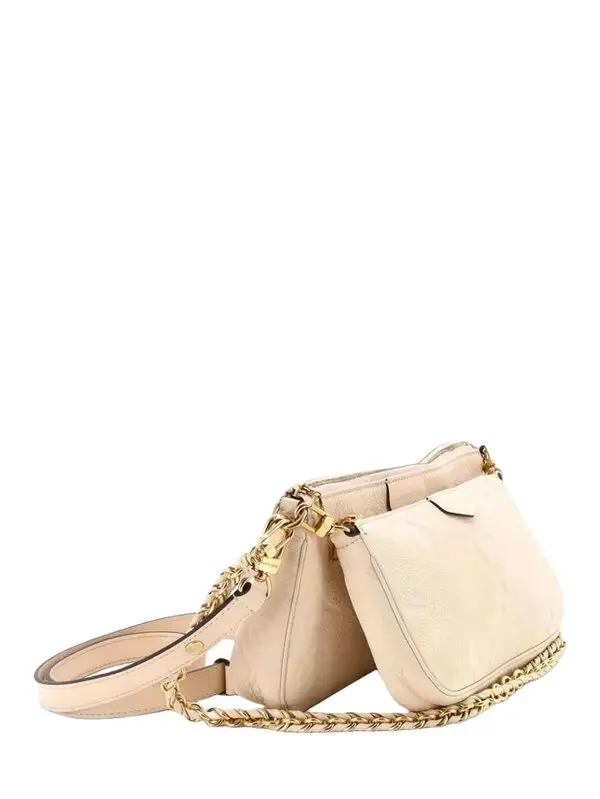 LOUIS VUITTON Multi Pochette Accessoires Monogram Empreinte Giant Crossbody Bag - Neutrals