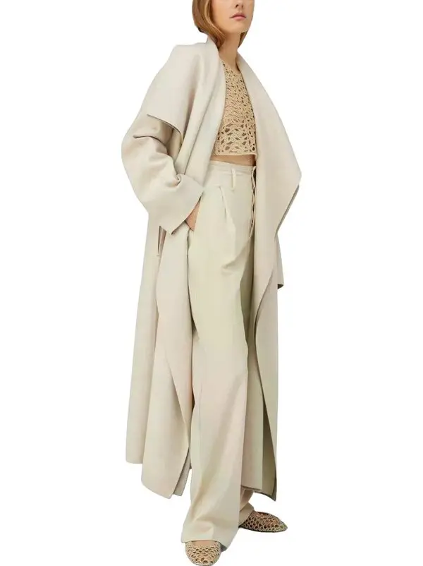 RETORI Retro Heriatge Tailored Trousers - Neutrals