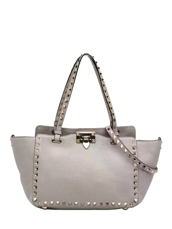Valentino Garavani Rockstud Satchel - Grey