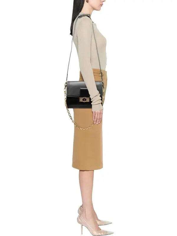 LOUIS VUITTON 2019 Calfskin Leather Dauphine Mm Shoulder Bag - Black