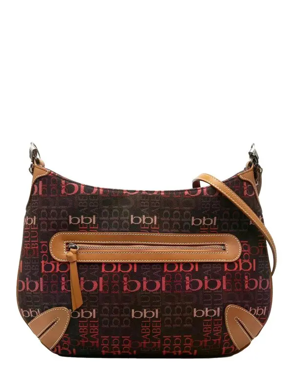 Burberry Blue Label Canvas Crossbody Bag - Brown
