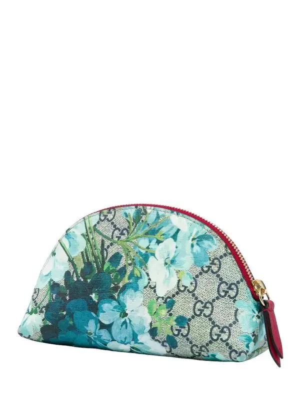 Gucci Gg Supreme Blooms Cosmetic Pouch - Neutrals