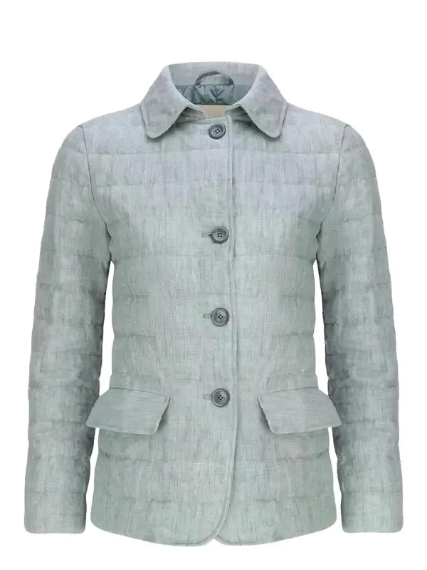 Herno Quilted Linen Jacket - Grey