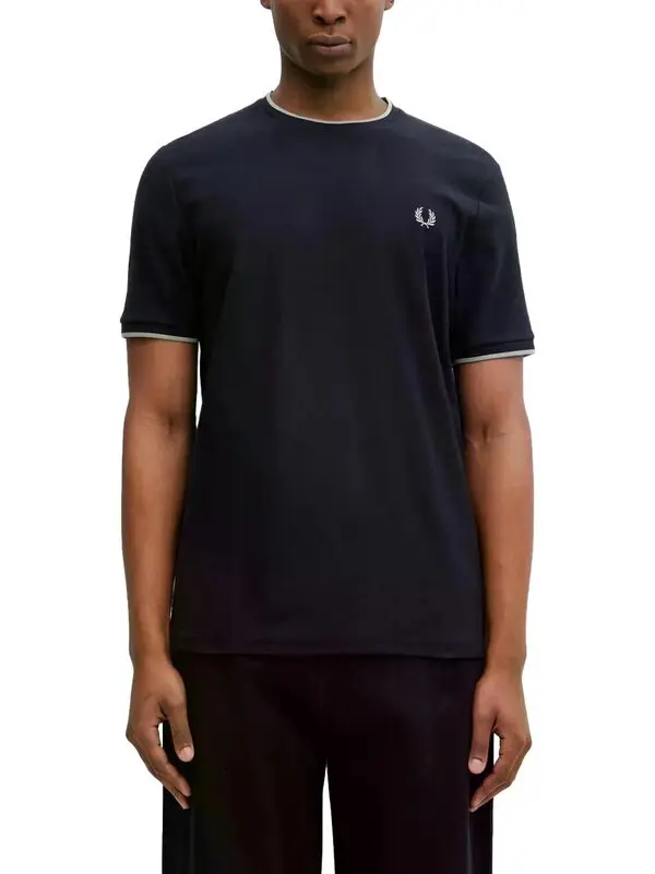 Fred Perry Logo-detail T-shirt - Blue