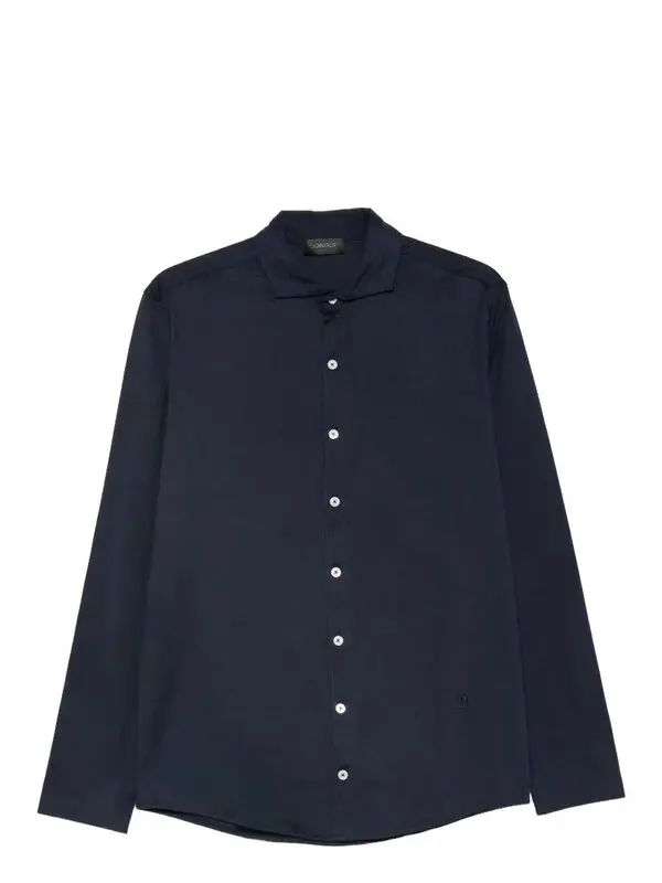 DONDUP Long-sleeve Button-up Shirt - Blue