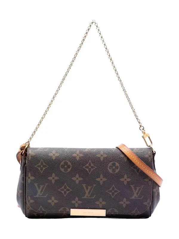 LOUIS VUITTON Monogram Favorite Pm Satchel - Brown