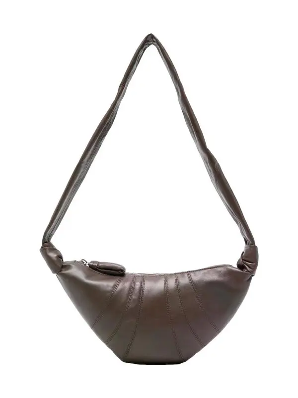 LEMAIRE Small Croissant Shoulder Bag - Brown