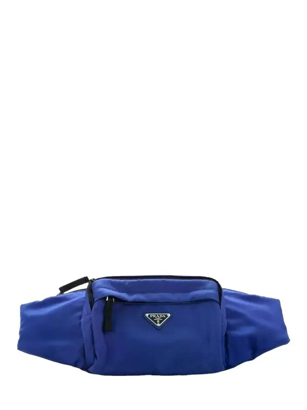 Prada Nylon Belt Bag - Blue