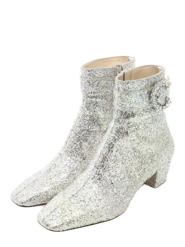 JIMMY CHOO Myan Ankle Boots - Silver