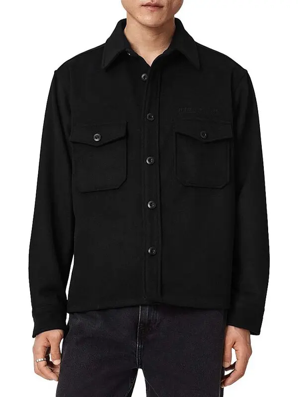 ALLSAINTS Palermo Pocket Shirt - Orca Black