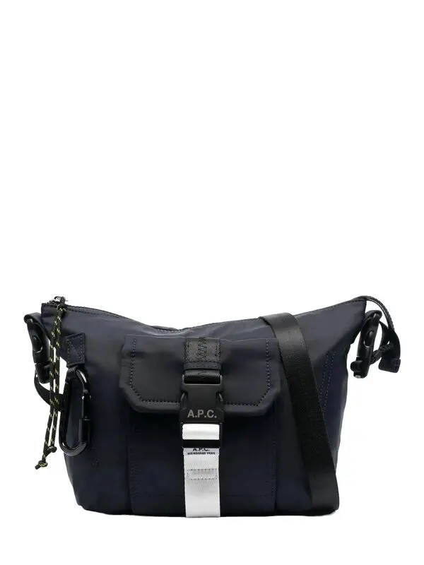 A.p.c. Nylon Zip Puller With Back Label - Nero
