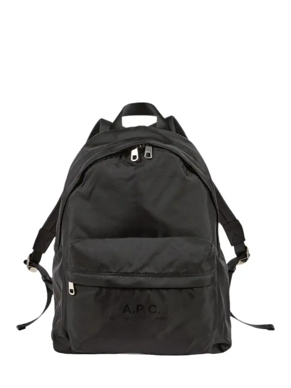 A.p.c. Tote Bag With Embossed Logo - Nero