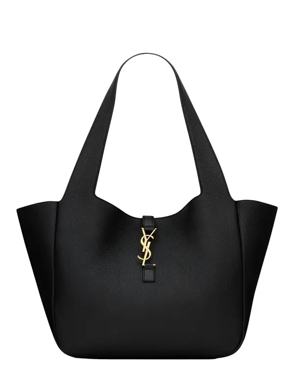 Saint Laurent Leather Tote Bag - Nero