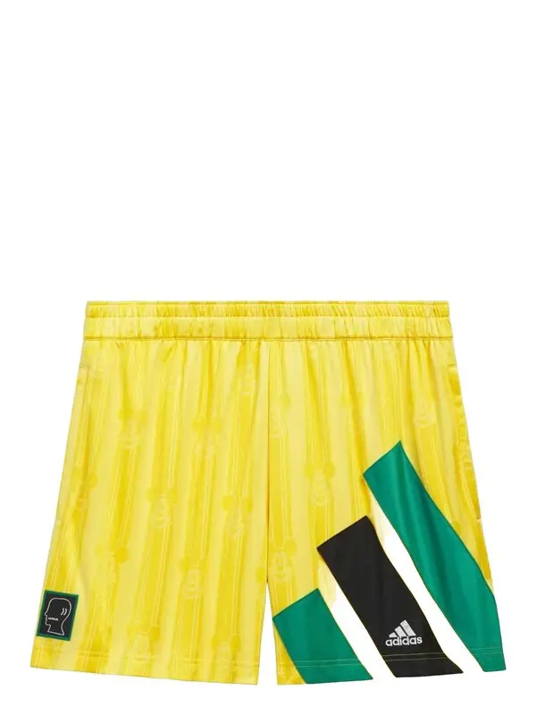 Adidas X Brain Dead X Disney Graphic Print Shorts - Bold Gold