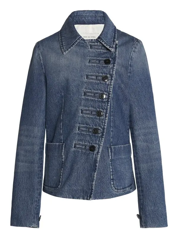 Dries Van Noten Varla Denim Jacket - Blue