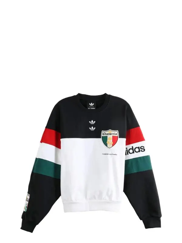 ADIDAS BY WILLY CHAVARRIA Printed Cotton Sweatshirt - Black
