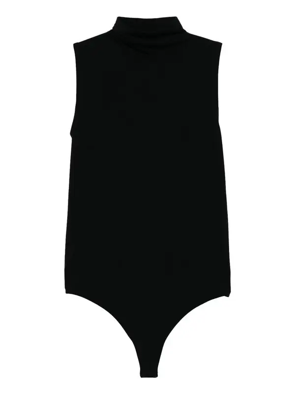 Wolford Sleeveless High Neck Bodysuit - Black