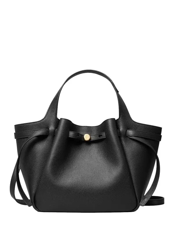Tory Burch Small Leather Tote - Black