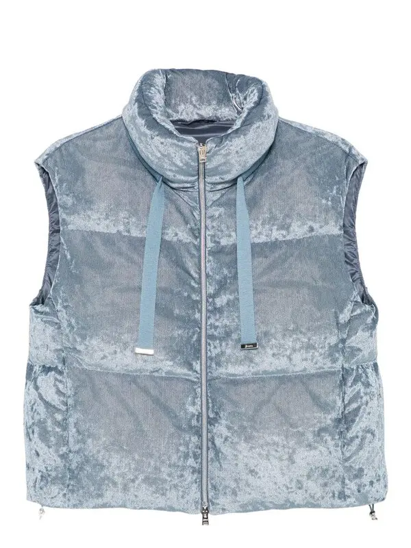 Herno Nylon Down Vest - Light Blue