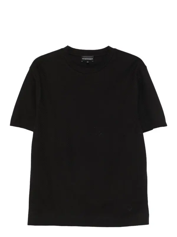 Emporio Armani Cotton T-shirt - Black