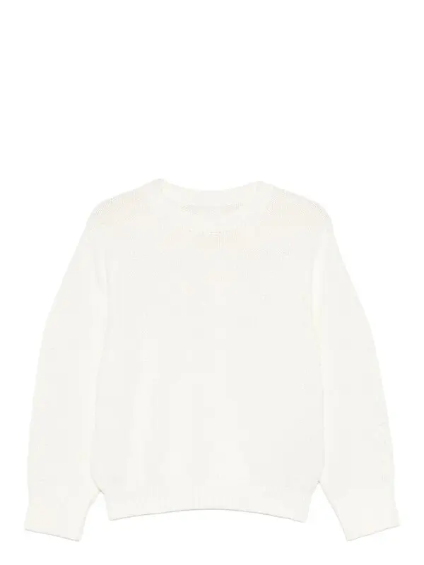 TOTEME Cotton Oversized Sweater - White