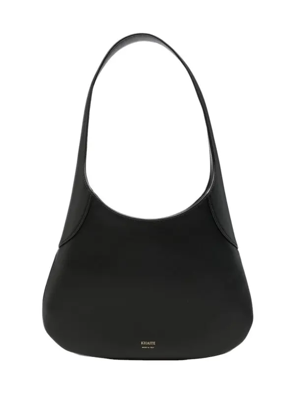 Khaite Joan Small Leather Hobo Bag - Black