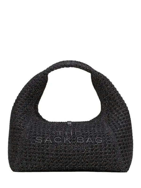 Marc Jacobs Mini Sack Crochet Handbag - Black