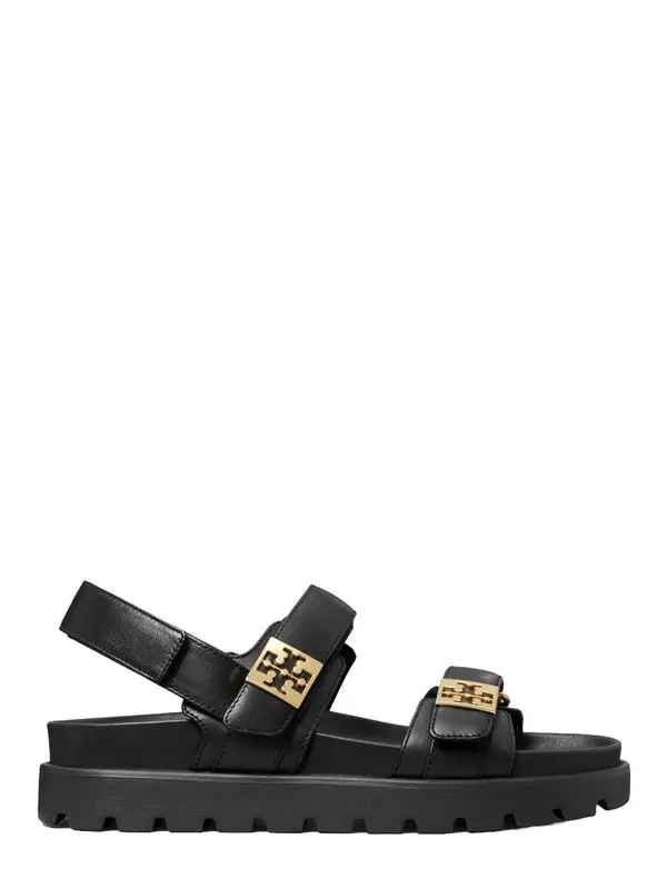 Tory Burch Mellow Leather Sandals - Black