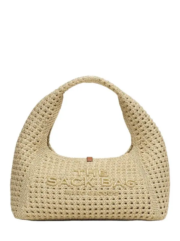 Marc Jacobs Mini Sack Crochet Handbag - Beige