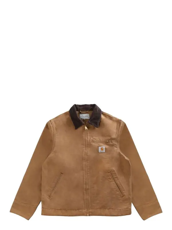 Carhartt Work In Progress Logo Canvas Jacket - Brown
