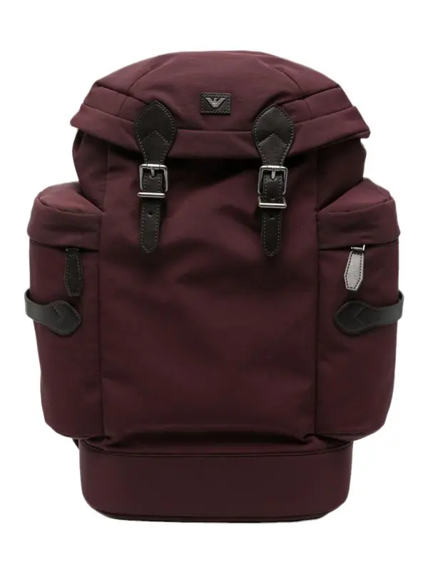 Emporio Armani Nylon Backpack - Brown