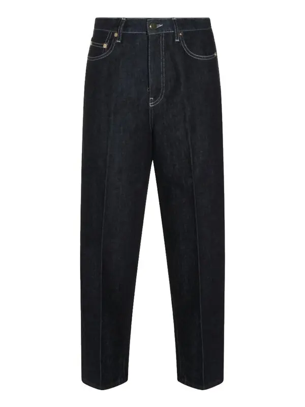 Fabiana Filippi Cotton Barrel Jeans - Navy