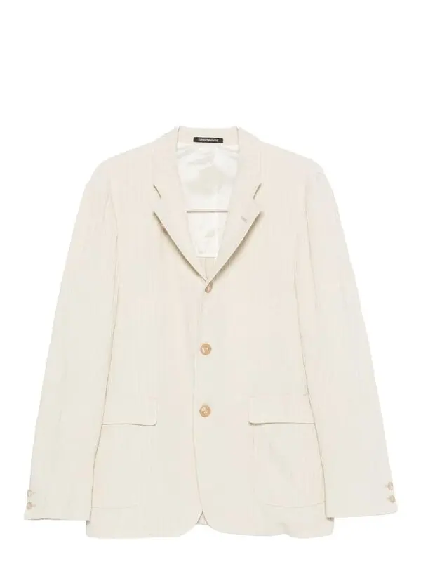 Emporio Armani Single Breasted Jacket - Beige