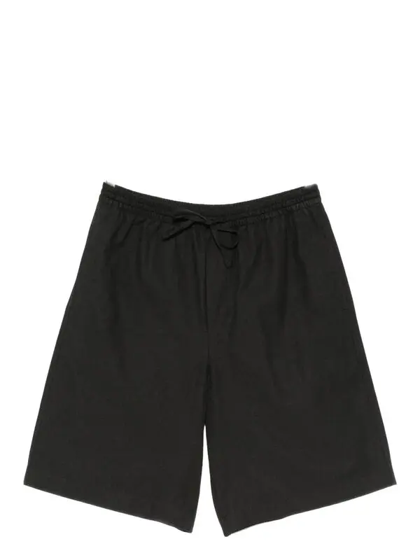 DUNST Cotton Blend Pajama Shorts - Black