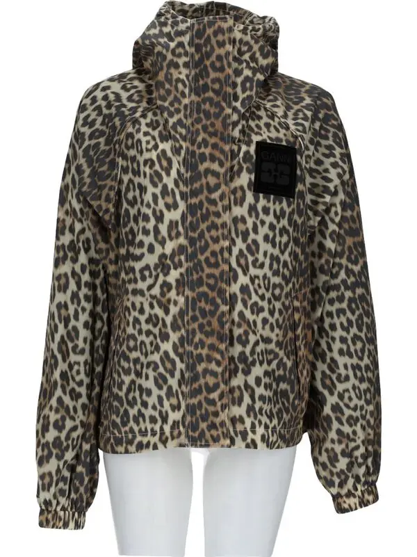 GANNI Leopard Print Jacket - Multicolour