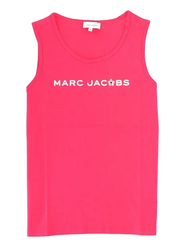 Marc Jacobs Cotton Logo Tank - Pink