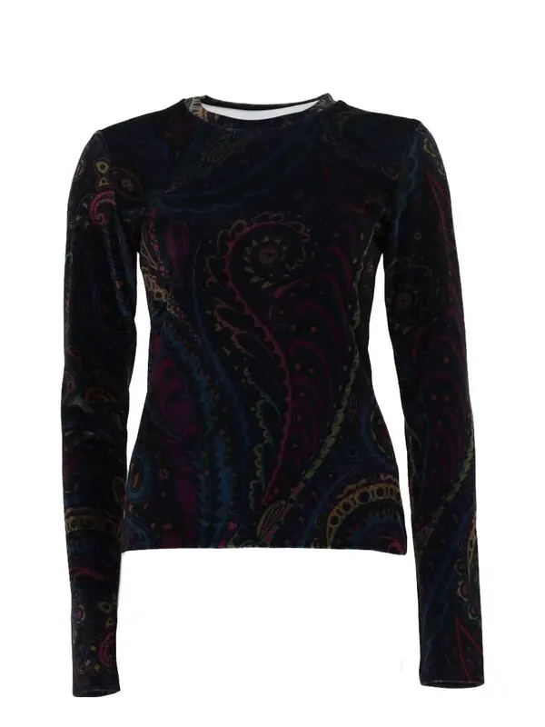 Etro Paisley Print Slim Fit Top - Multicolour