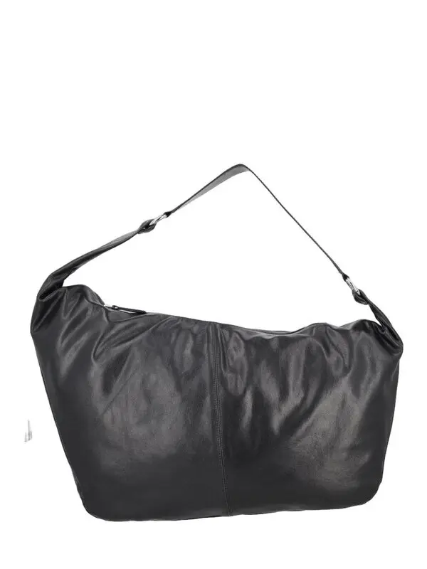 Paloma Wool Large Leather Shoulder Bag - Black