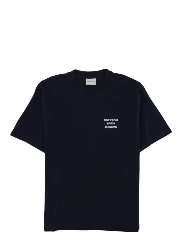 Drole De Monsieur Cotton T-shirt - Blue
